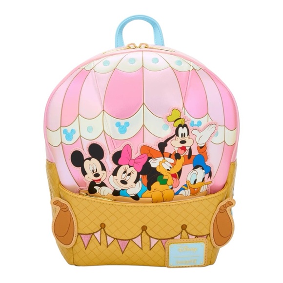 Loungefly | Bags | Loungefly Disney Mickey Mouse Friends Hot Air ...